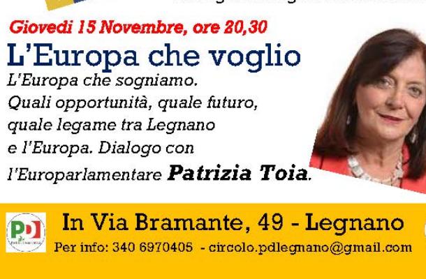 Patrizia Toia al laboratorio "L'Europa che voglio" - LegnanoNews