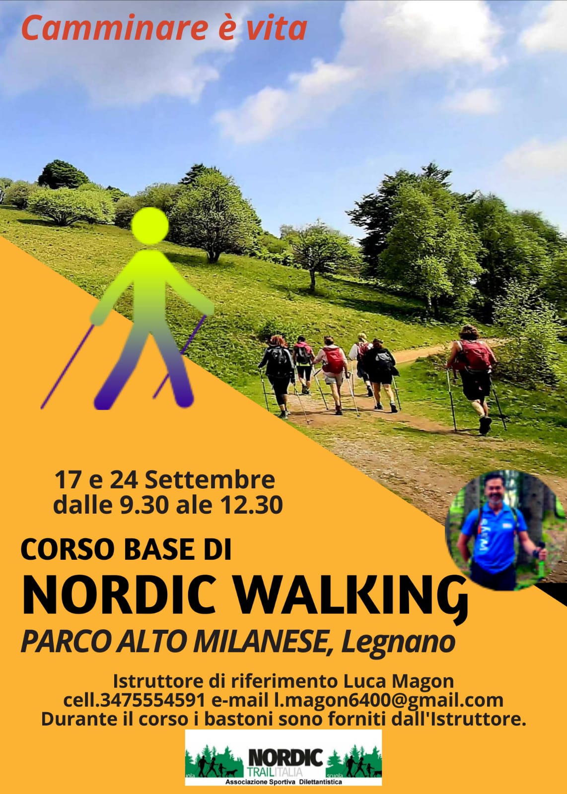 Corso base di Nordic Walking al Parco Alto Milanese di Legnano ...