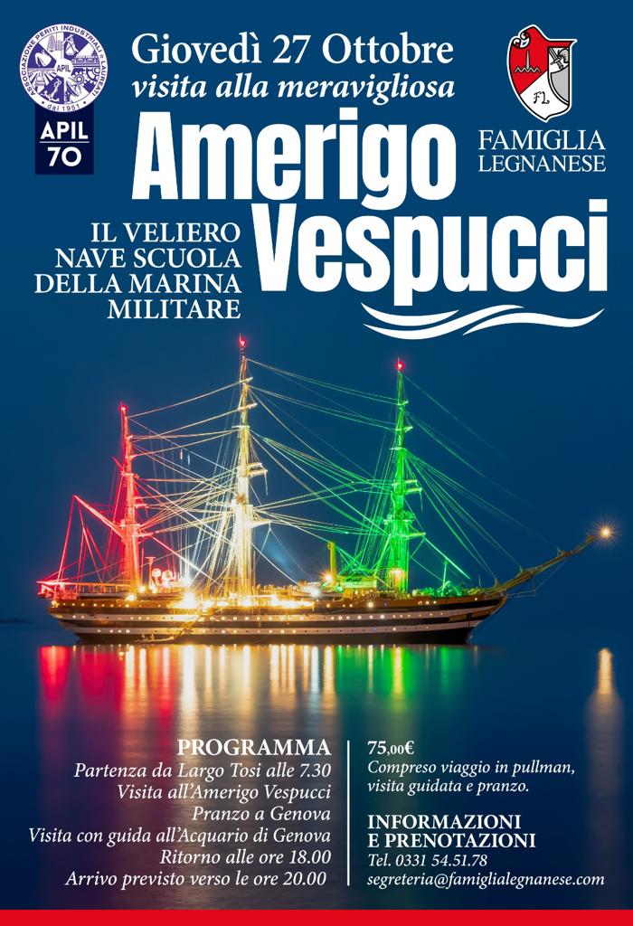 Da Legnano a Genova per visitare il Veliero Amerigo Vespucci - LegnanoNews