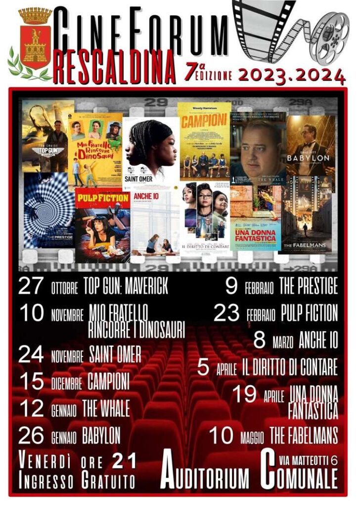 A Rescaldina torna il cineforum, primo film in cartellone "Top Gun: Maverick" - LegnanoNews