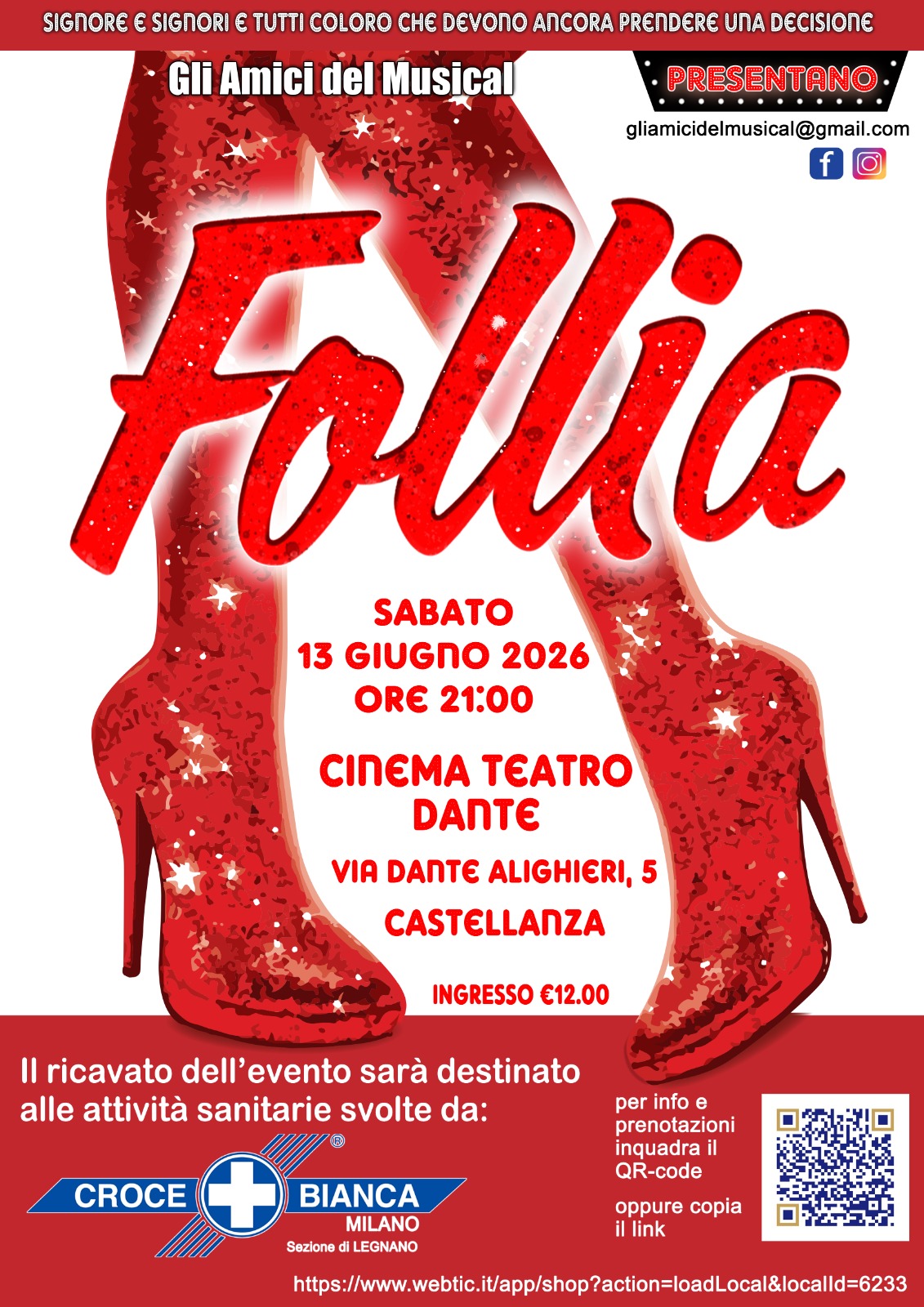 A Castellanza arriva “Follia”, il musical de Gli Amici del Musical a ...